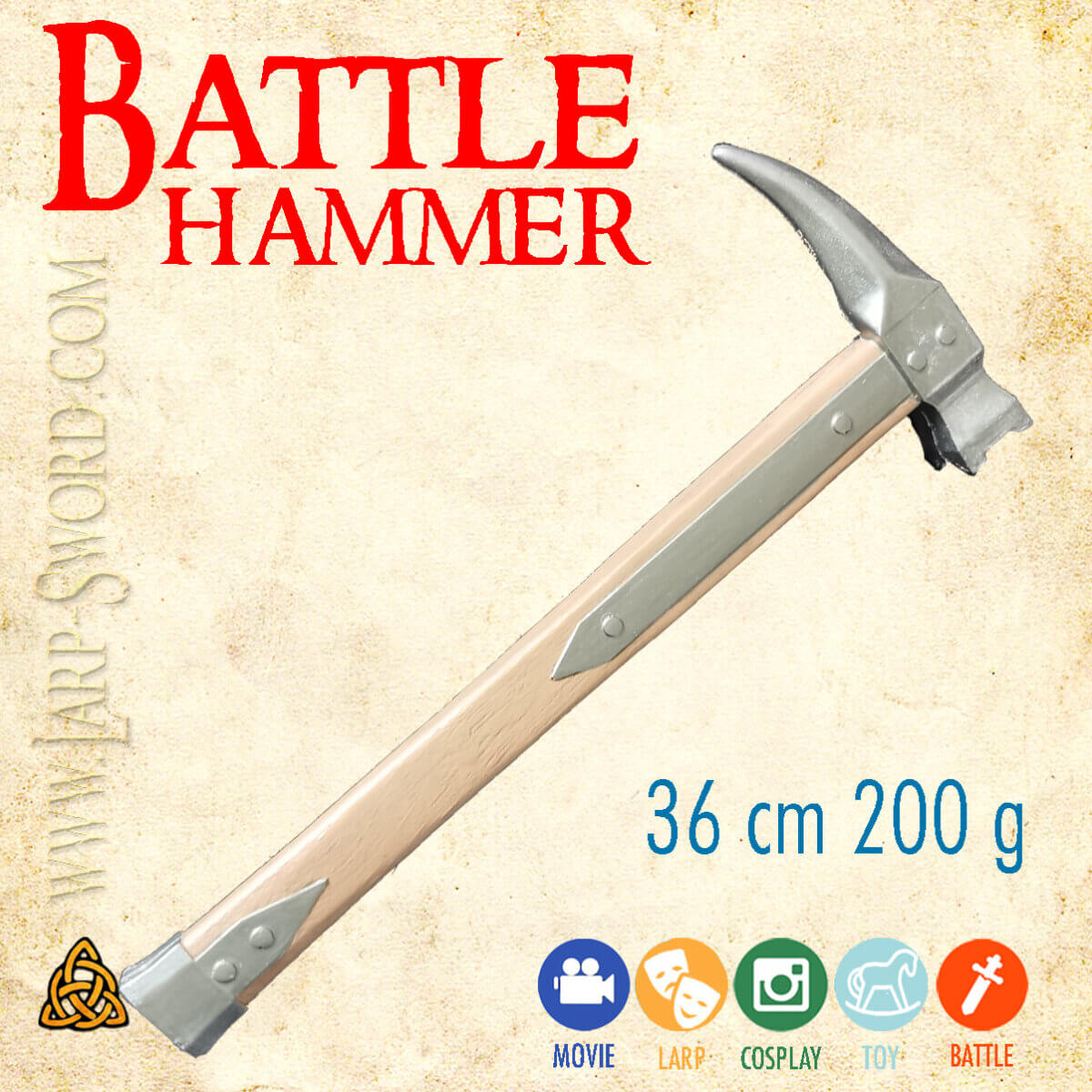 Battle hammer | Larp-Sword