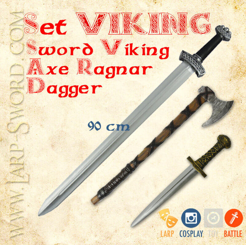 Set Jarl complete larp armament for the Vikings | Larp-Sword