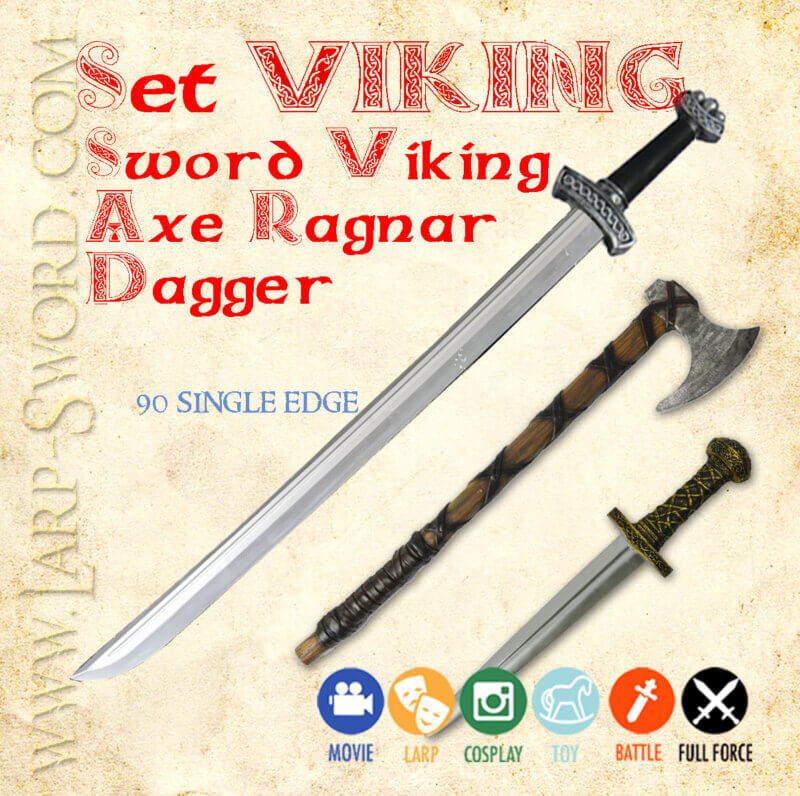 Set Jarl complete larp armament for the Vikings | Larp-Sword